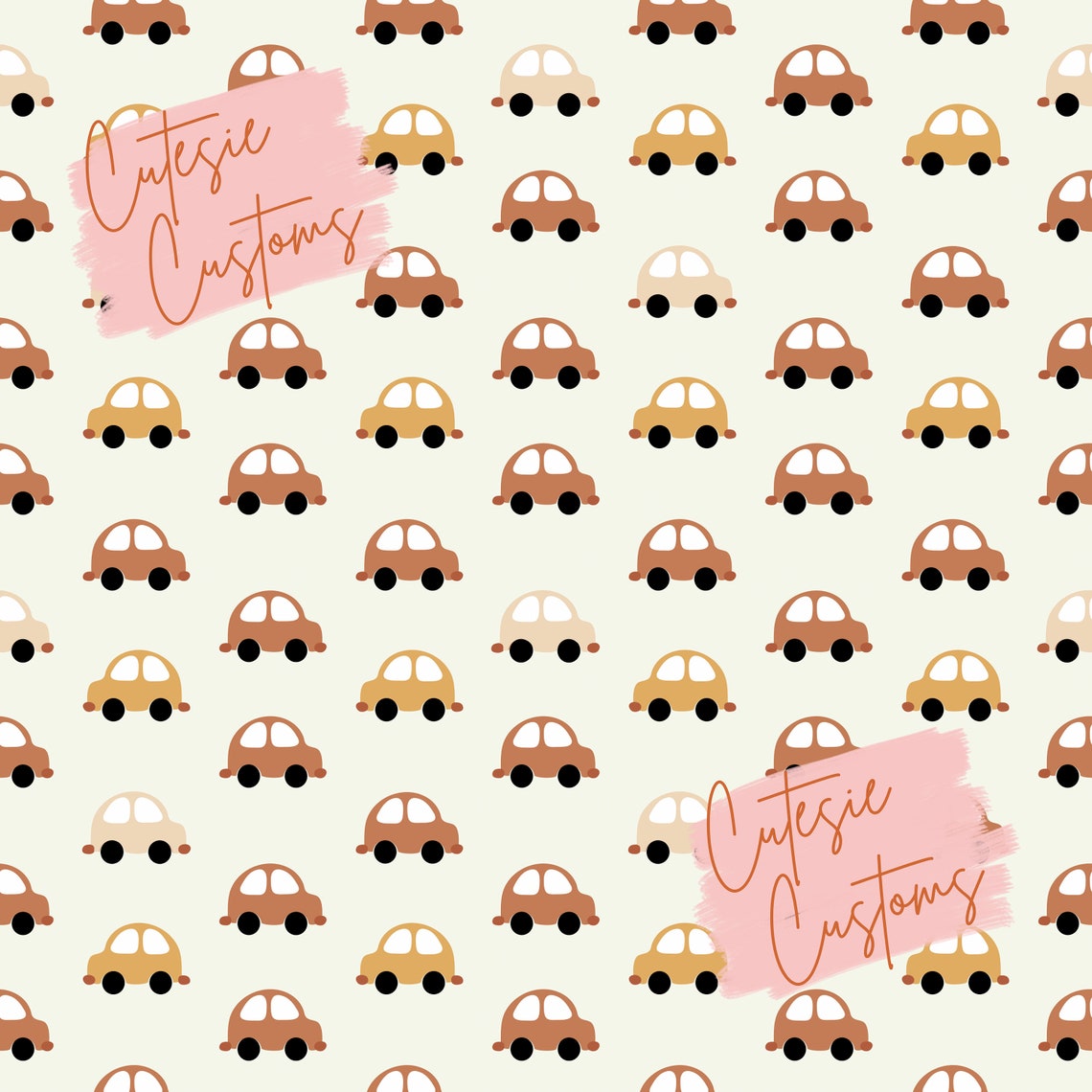 Boy Car Pattern, Digital Seamless Design, Fabric Design, Seamless File ...