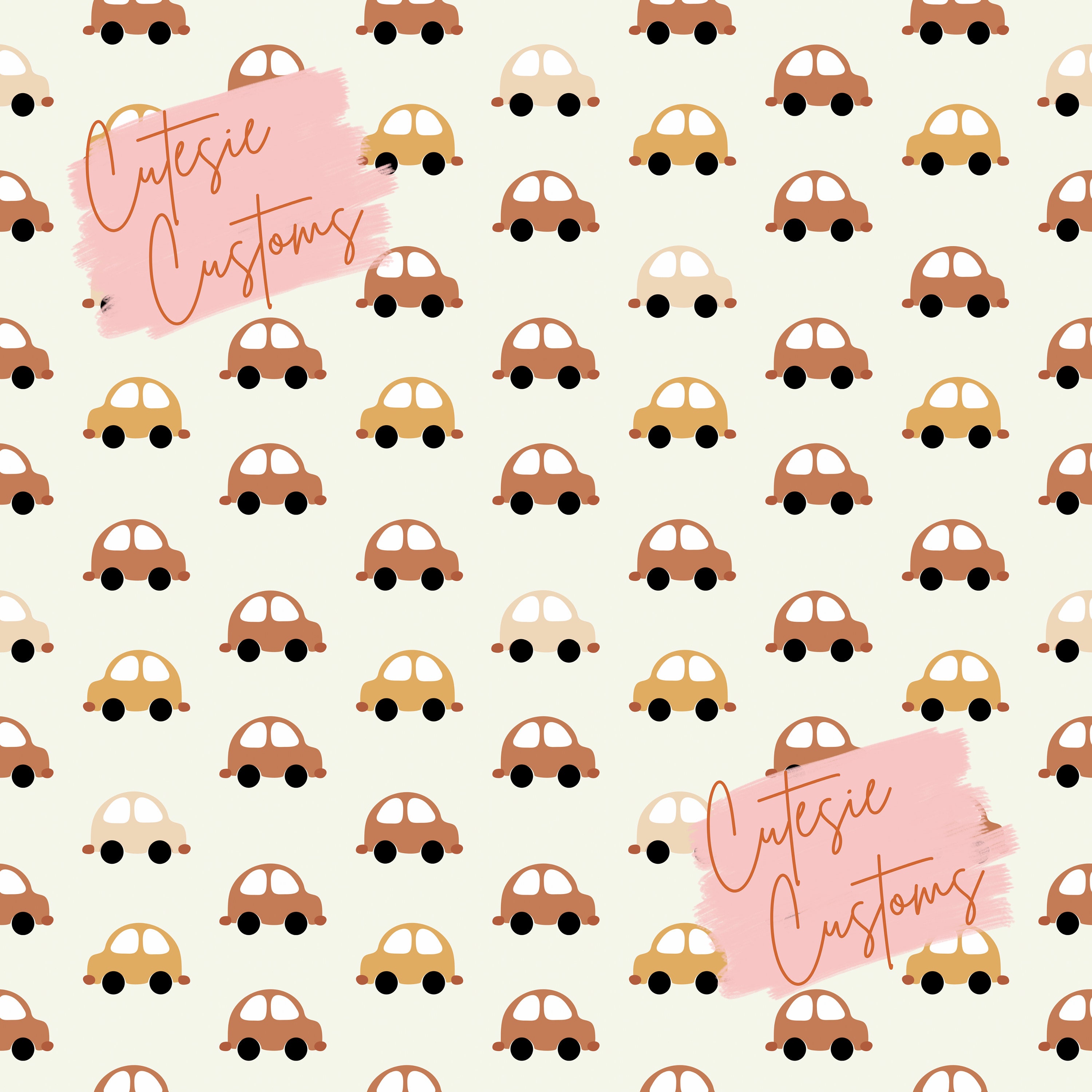 Boy Car Pattern, Digital Seamless Design, Fabric Design, Seamless File ...