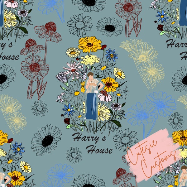Harry Styles Pattern - Etsy