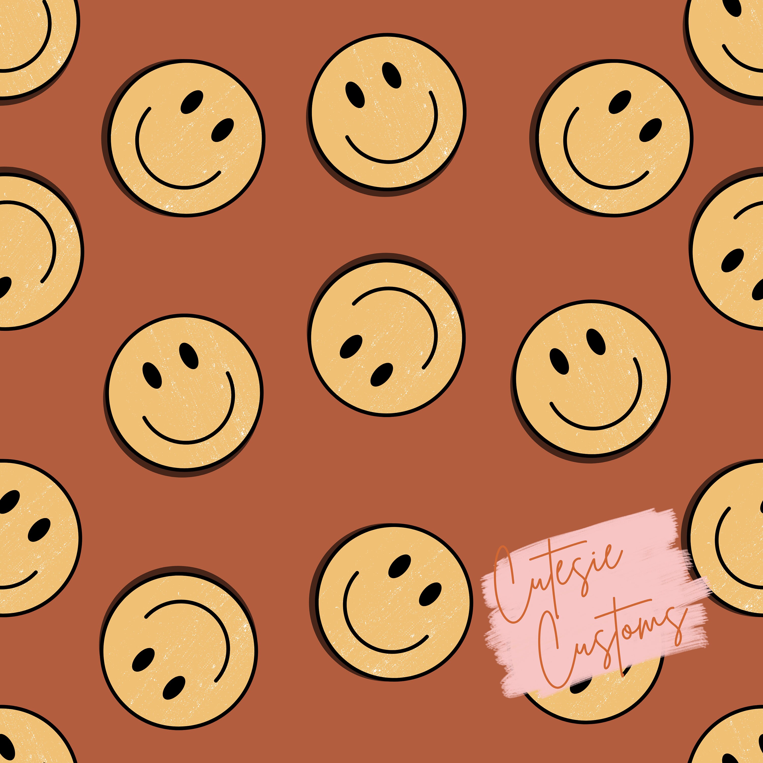 Smiley Pattern, Digital Seamless File, Seamless Patterns, Groovy Fabric ...