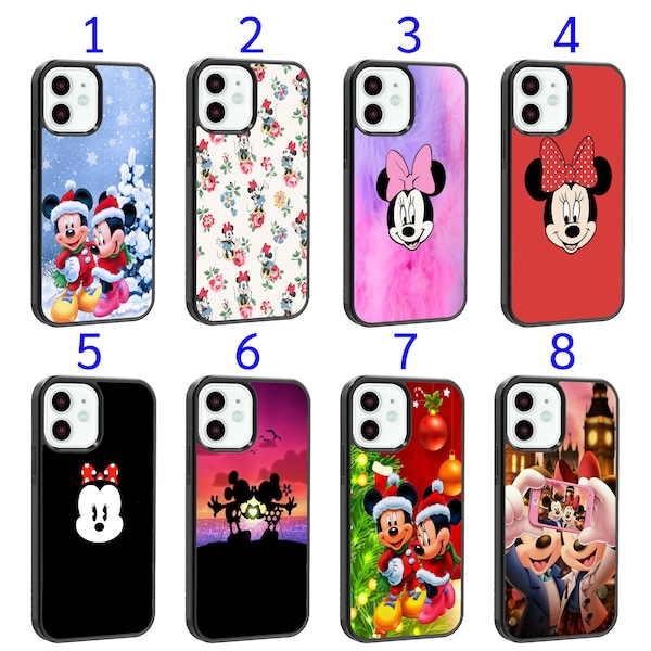 Mickey Mouse Christmas Phone Case - Etsy