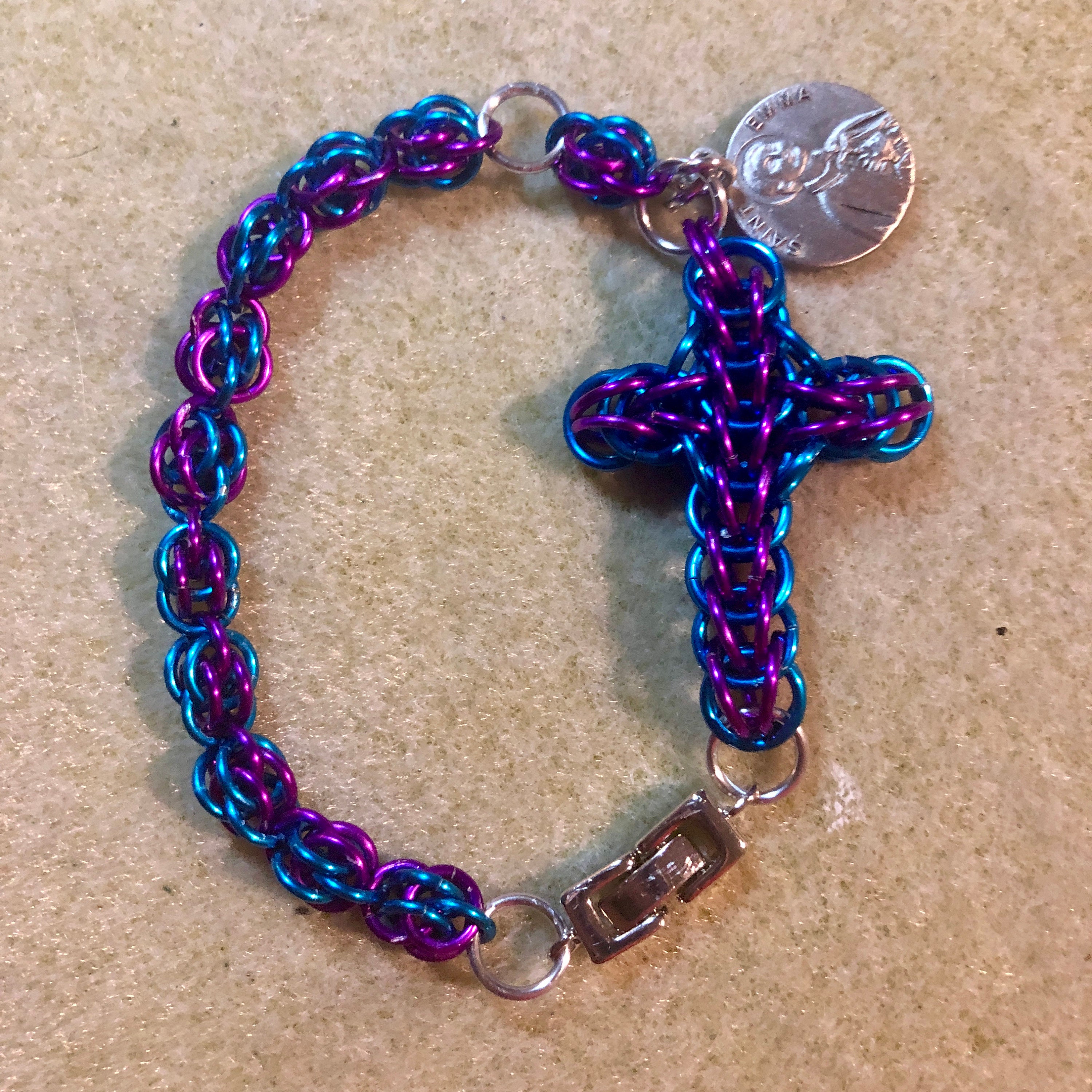 Rosary for Wrist | Full Size Rosary | Chain Mail Rosaries | Handmade ...