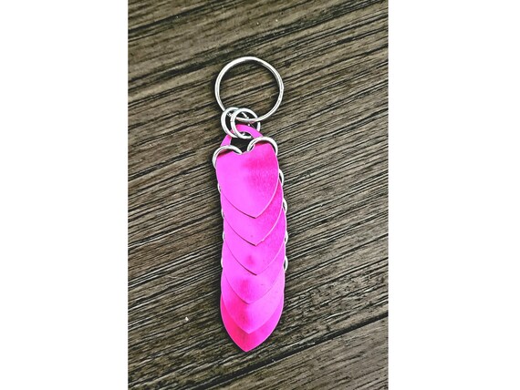 Dragon Scale Keychain Scale Mail Keychain Customizable - Etsy