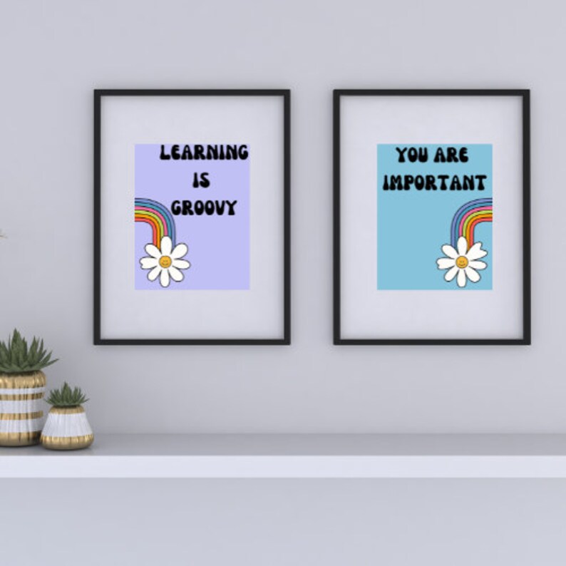 Groovy Classroom Poster Pack | Groovy Classroom Decor | Classroom ...