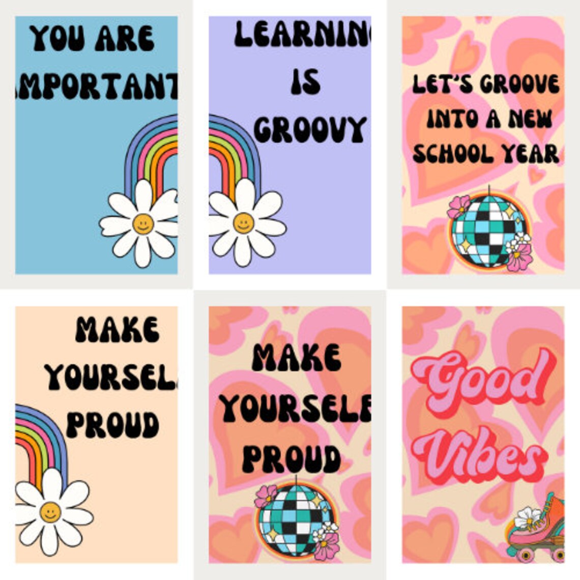 Groovy Classroom Poster Pack | Groovy Classroom Decor | Classroom ...