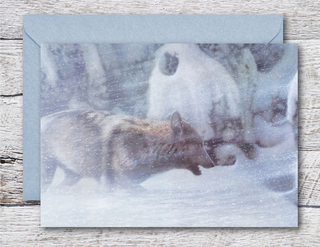 Lone Wolf by Mark Weatherby, Printable Blank Greeting Card of Weatherby ...