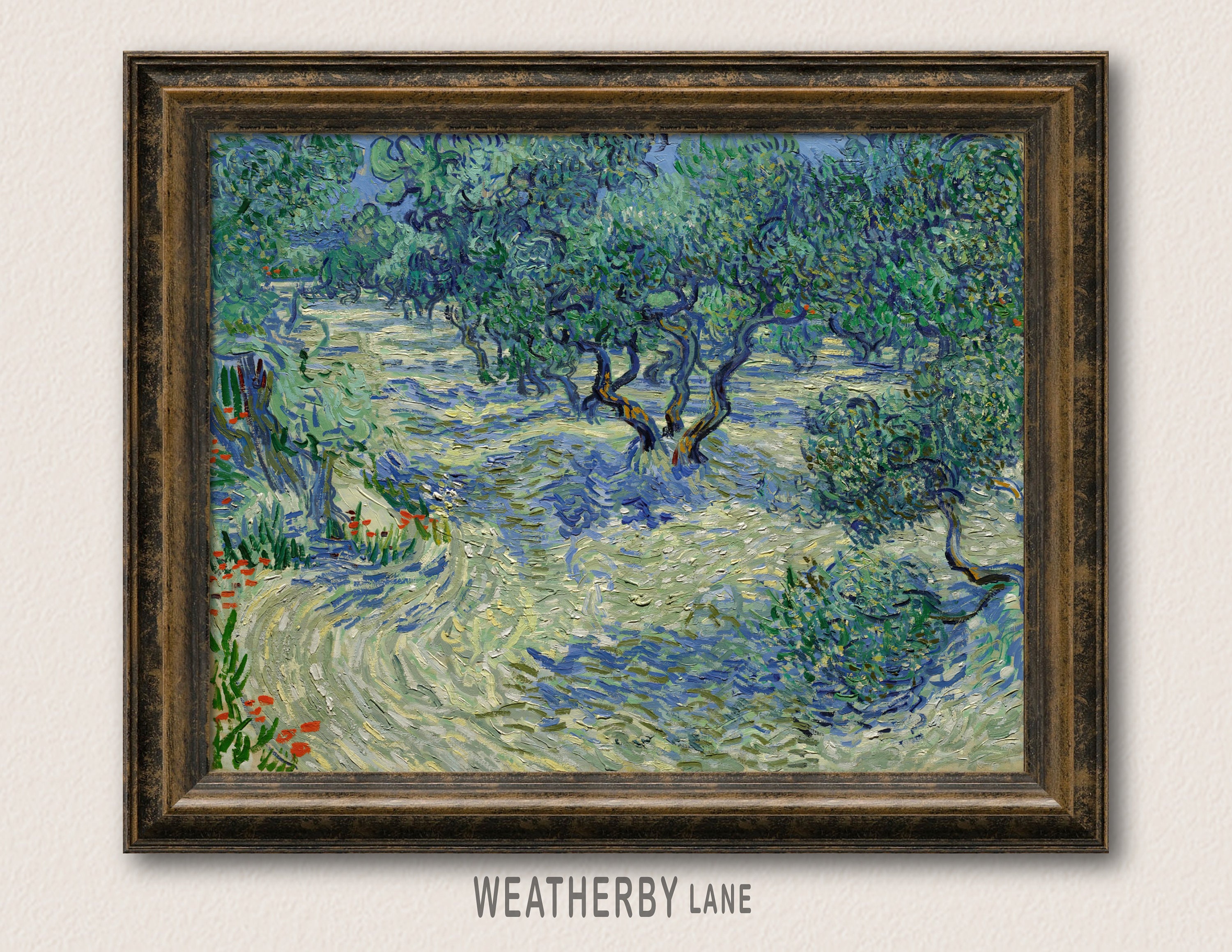Olive Orchard by Van Gogh, Printable Wall Art of Famous Van Gogh ...