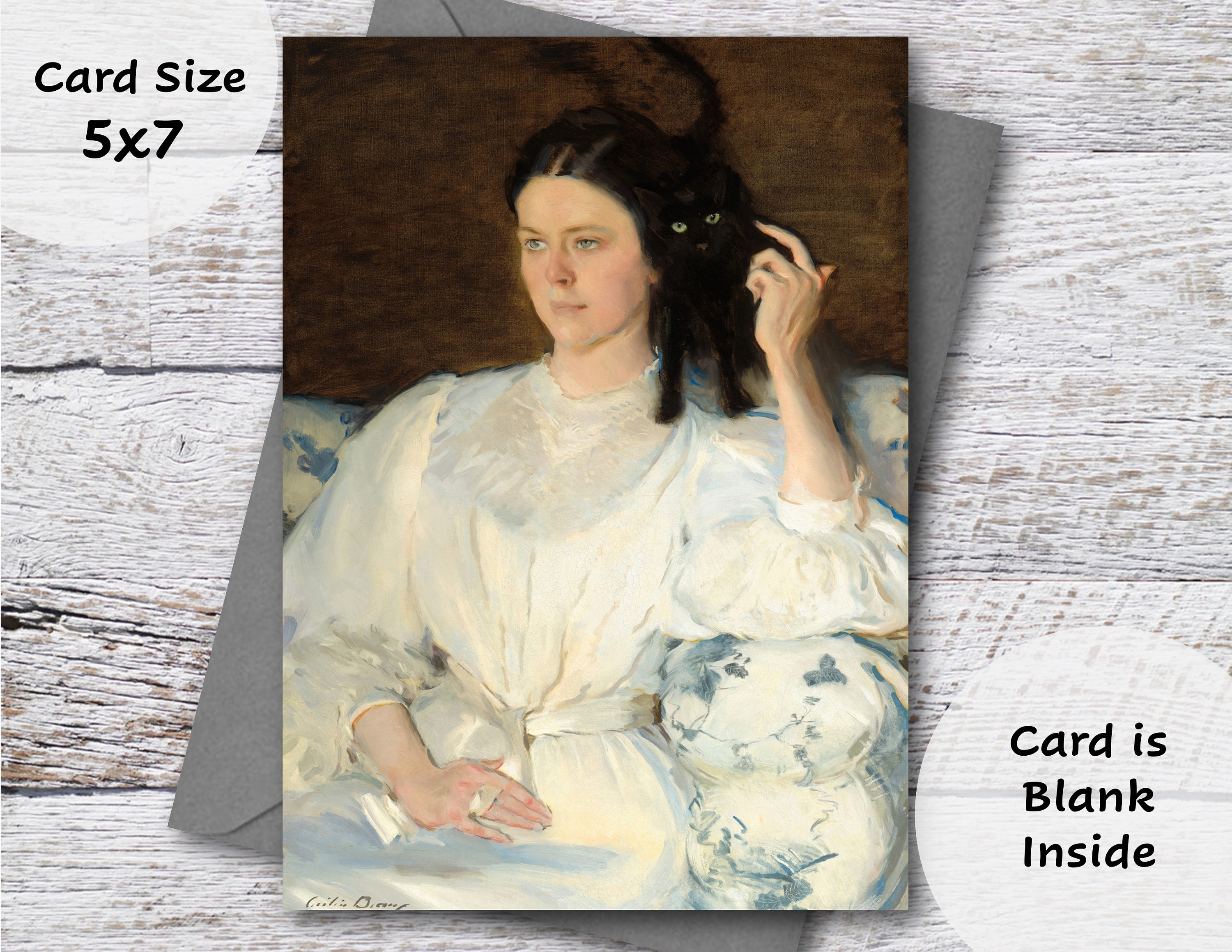 Sita and Sarita by Beaux, Printable Fine Art Card of Famous Oil ...