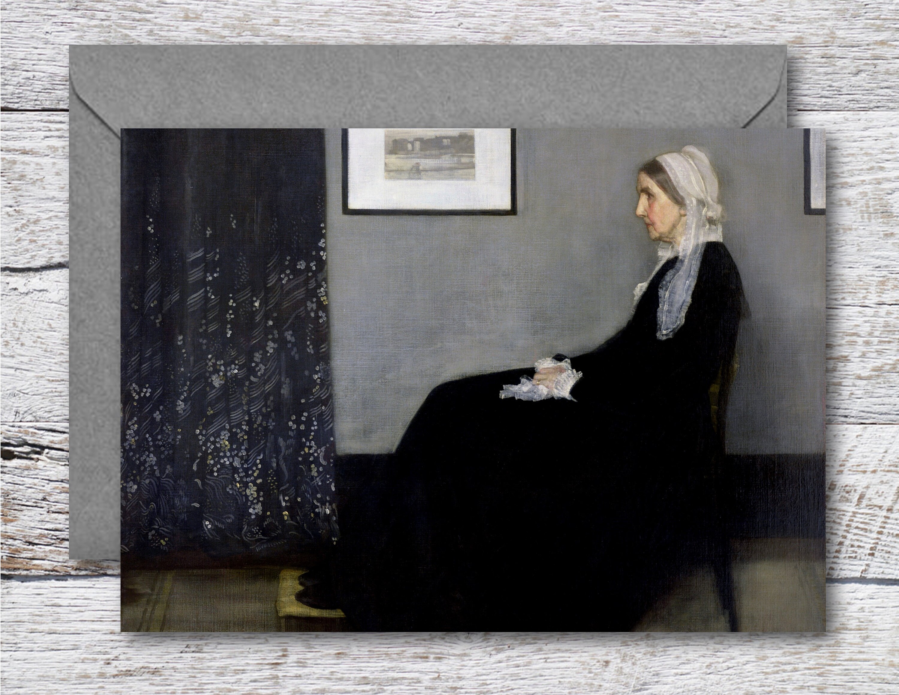 Whistler's Mother Printable Greeting Card of Famous - Etsy