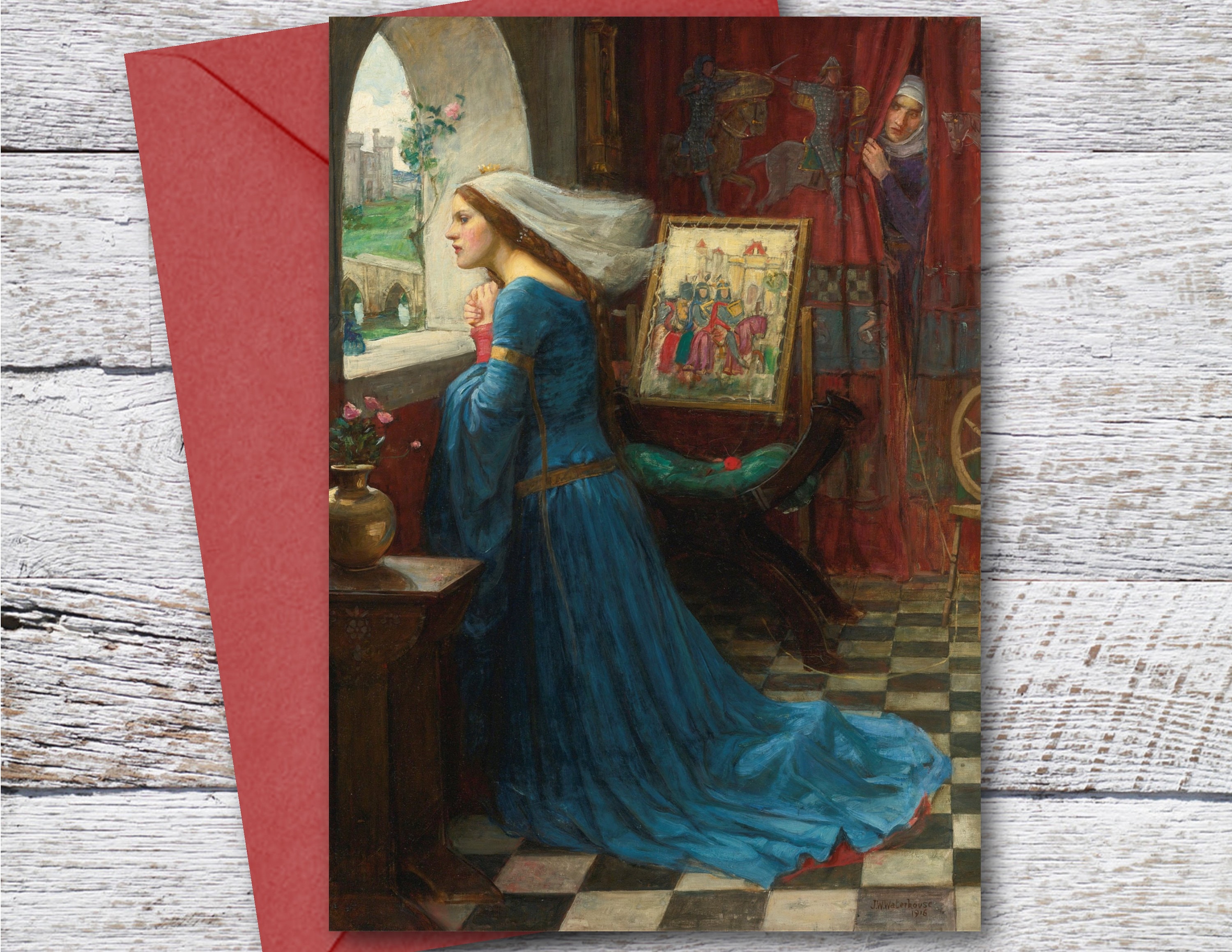 Fair Rosamund by Waterhouse Printable Fine Art Card of Famous - Etsy