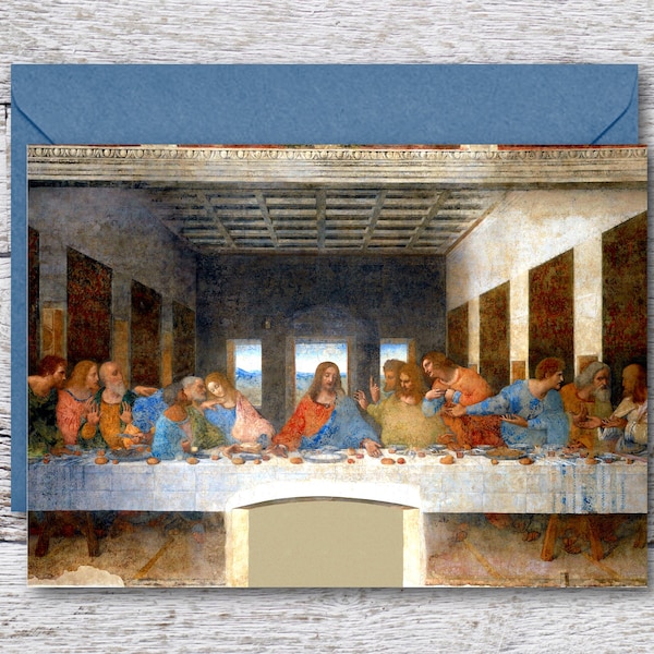 Last Supper Card - Etsy