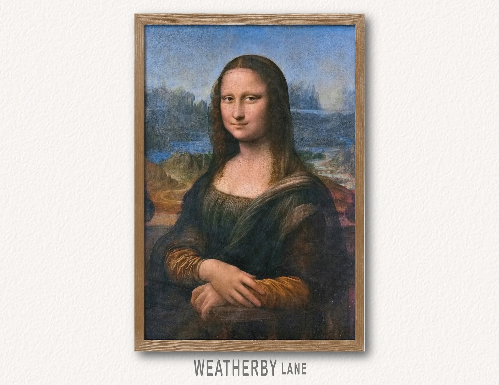 The Mona Lisa by Leonardo Da Vinci, Printable Wall Art of Famous ...