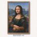 The Mona Lisa by Leonardo Da Vinci, Printable Wall Art of Famous ...