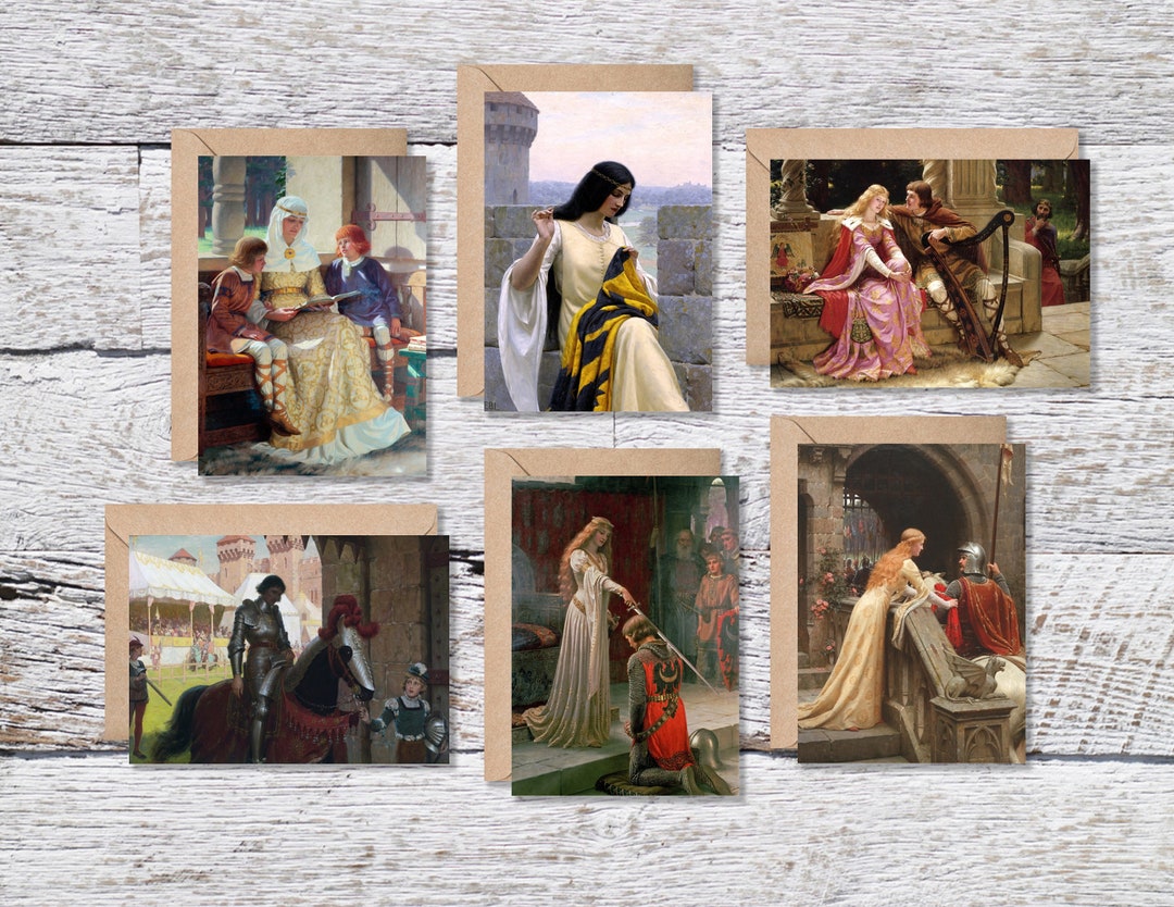 Regency by Leighton, 6 Printable Greeting Cards of Famous Leighton Oil ...