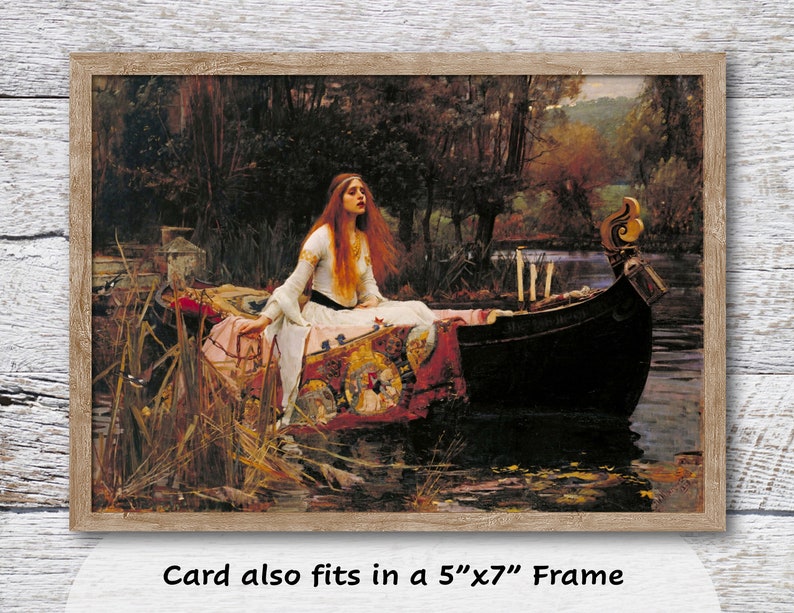 Waterhouse Collection 6 Printable Fine Art Cards of Famous - Etsy