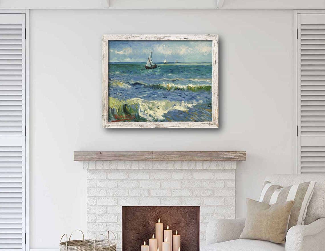 Vincent Van Gogh's Seascape, Printable Wall Art of Famous Van Gogh ...