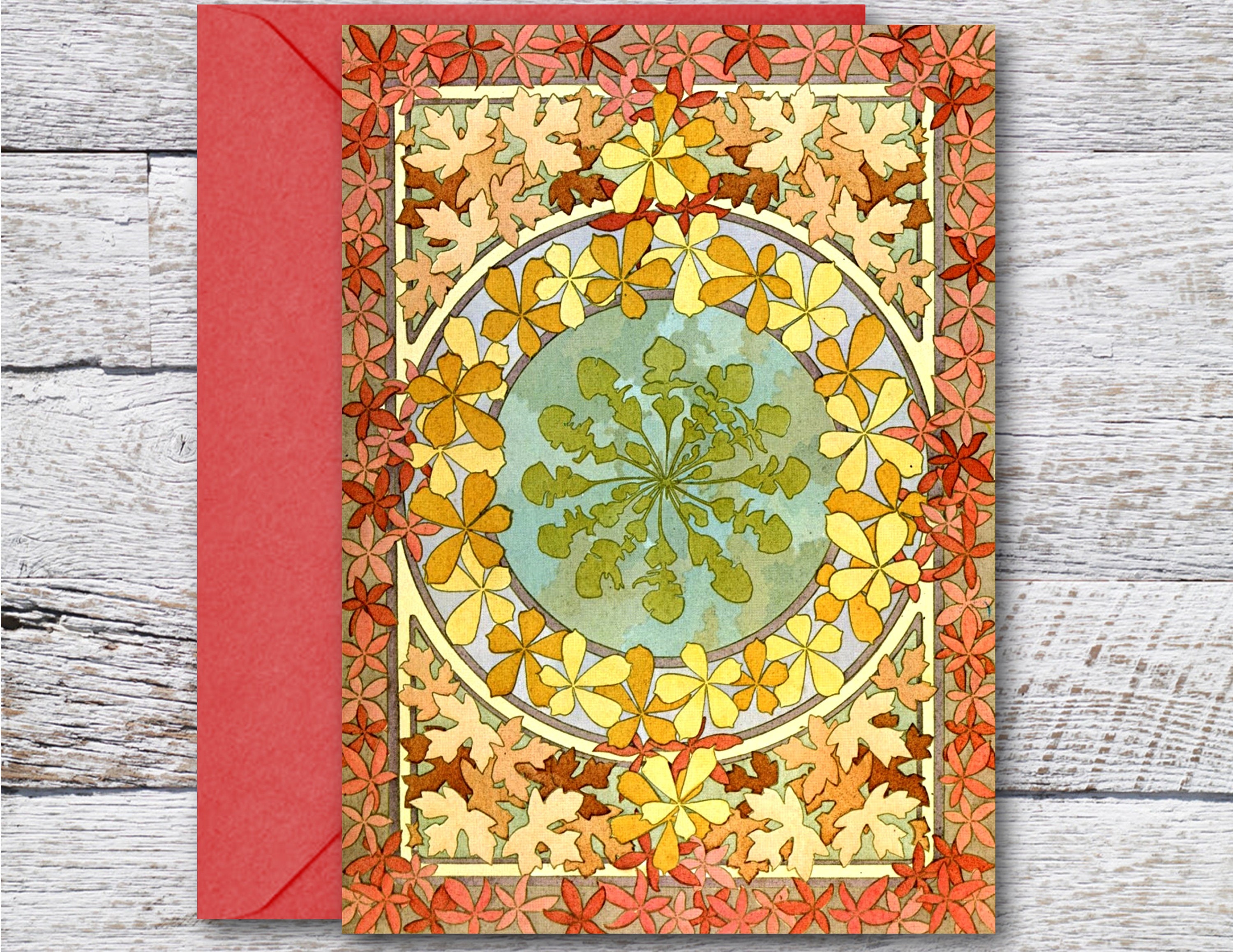 Mucha's Decoratifs Collection, 4 Printable Greeting Cards of Famous ...