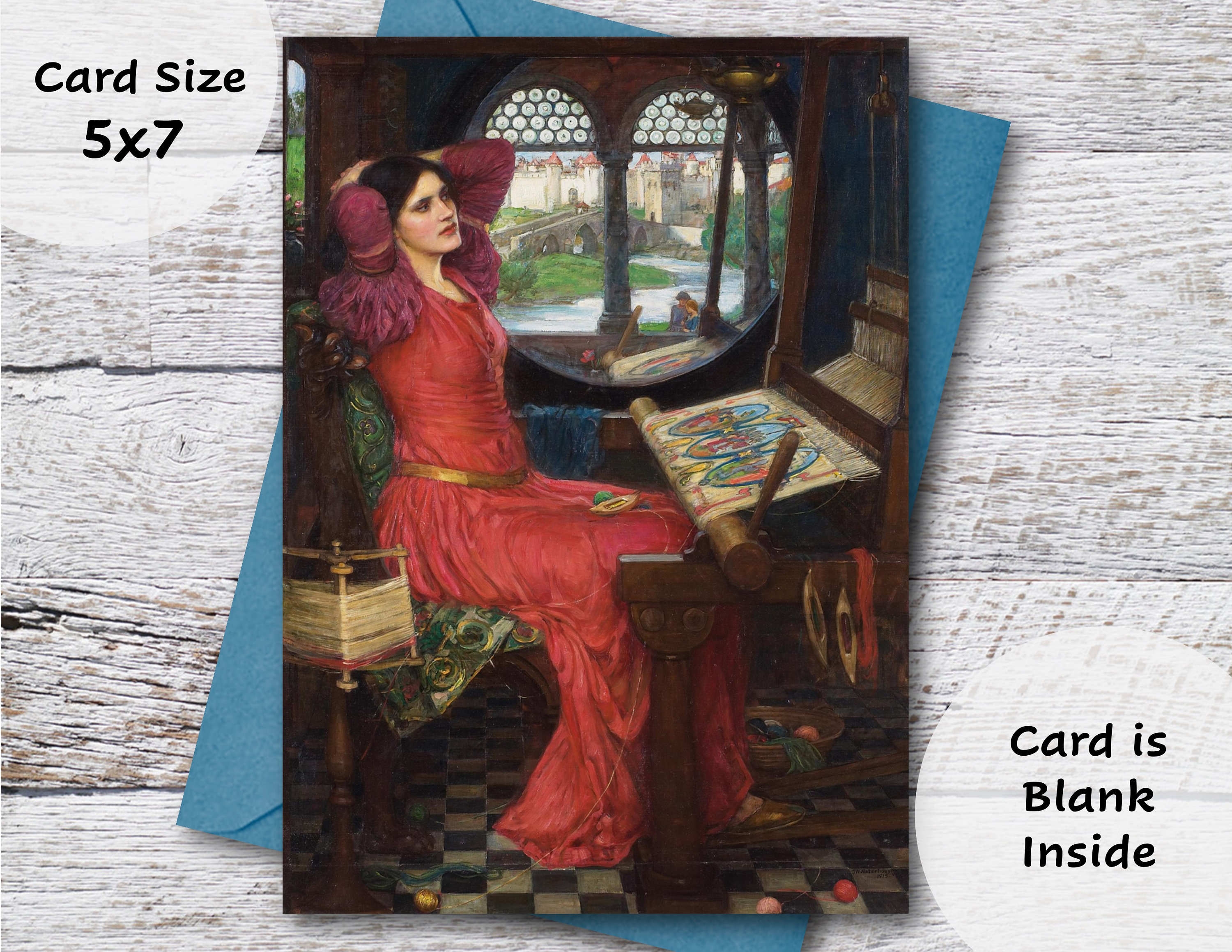 Waterhouse Collection, 6 Printable Fine Art Cards of Famous Oil ...