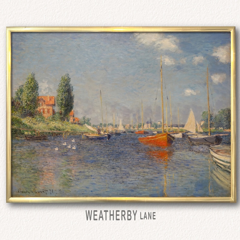 Monet Seascape Paintings - Etsy