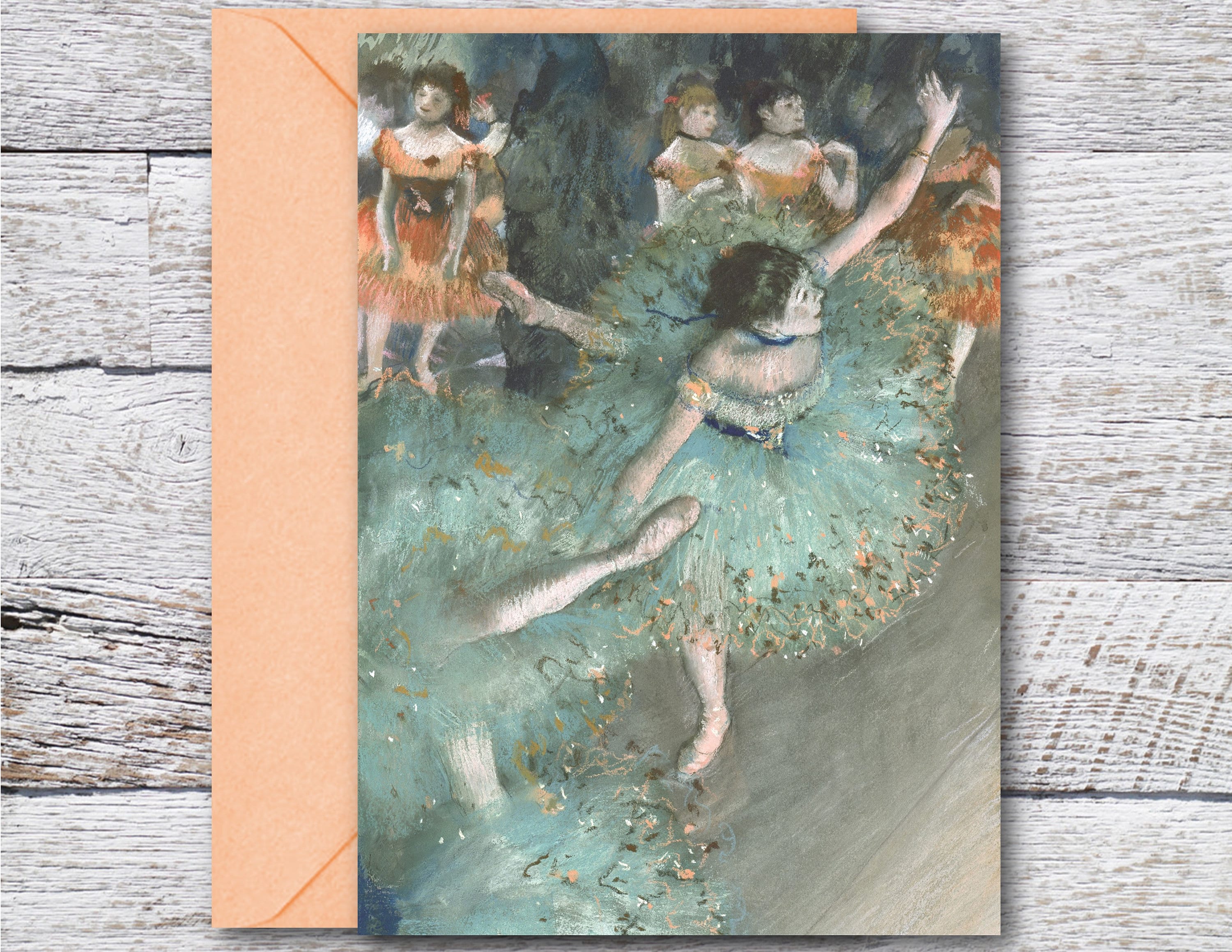 Swaying Dancer by Edgar Degas, Printable Greeting Card of Famous Degas ...