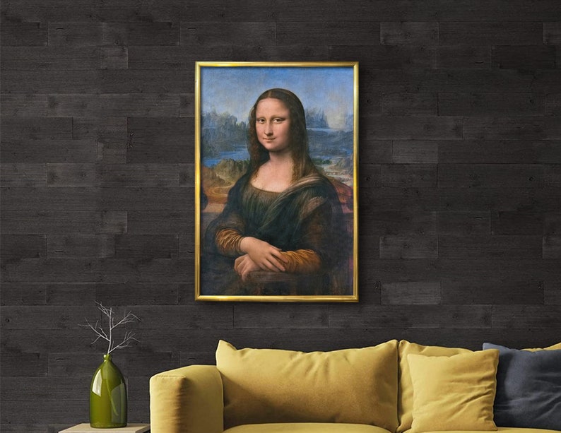 The Mona Lisa by Leonardo Da Vinci, Printable Wall Art of Famous ...