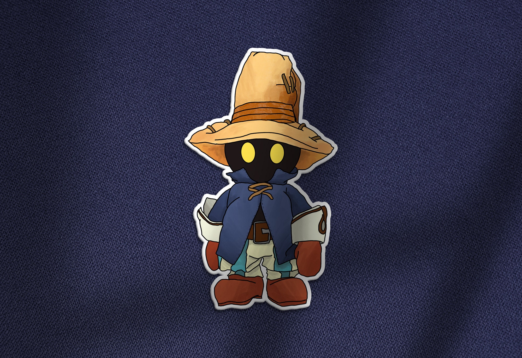 Black Mage Sticker, 3 Black Mage Vinyl Sticker, Final Fantasy Vivi ...