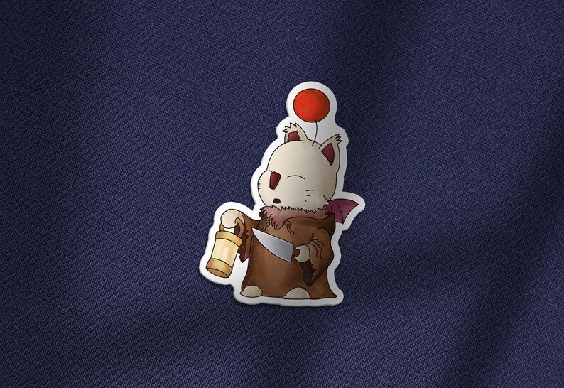 Tonberry Moogle Sticker | Final Fantasy Moogle Sticker | Final Fantasy ...