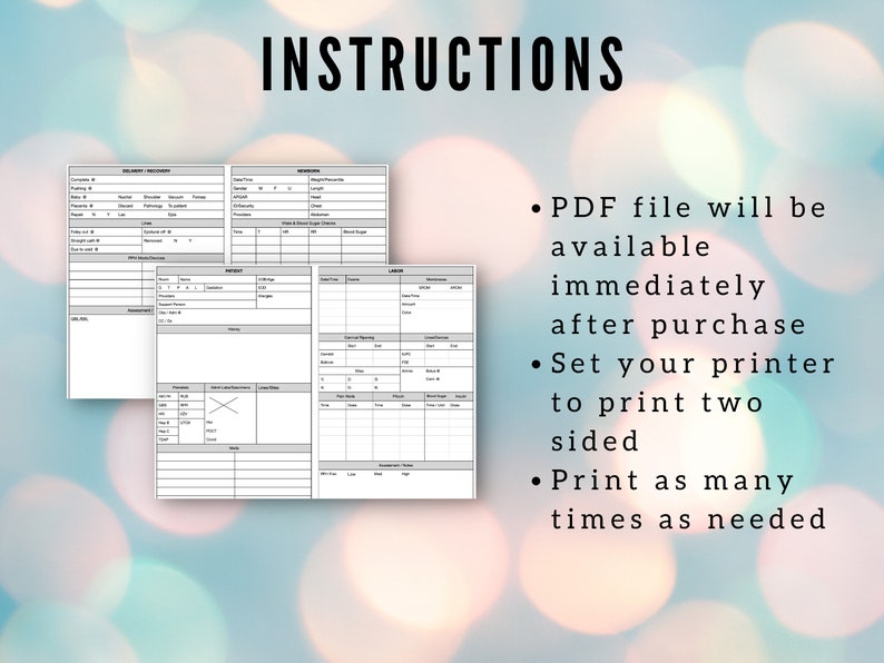 Labor and Delivery Nurse Report Sheet OB Nurse Brain LDRP - Etsy Canada