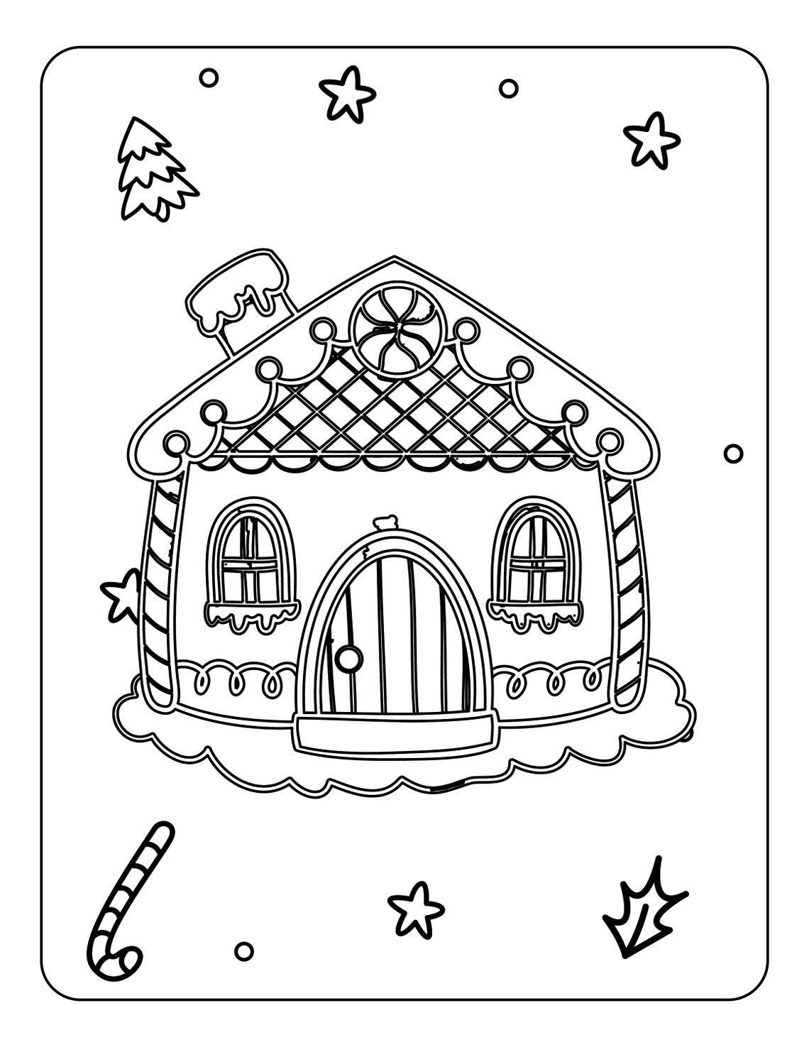 23 Page Christmas Printable Book - Christmas Coloring Pages - Christmas ...