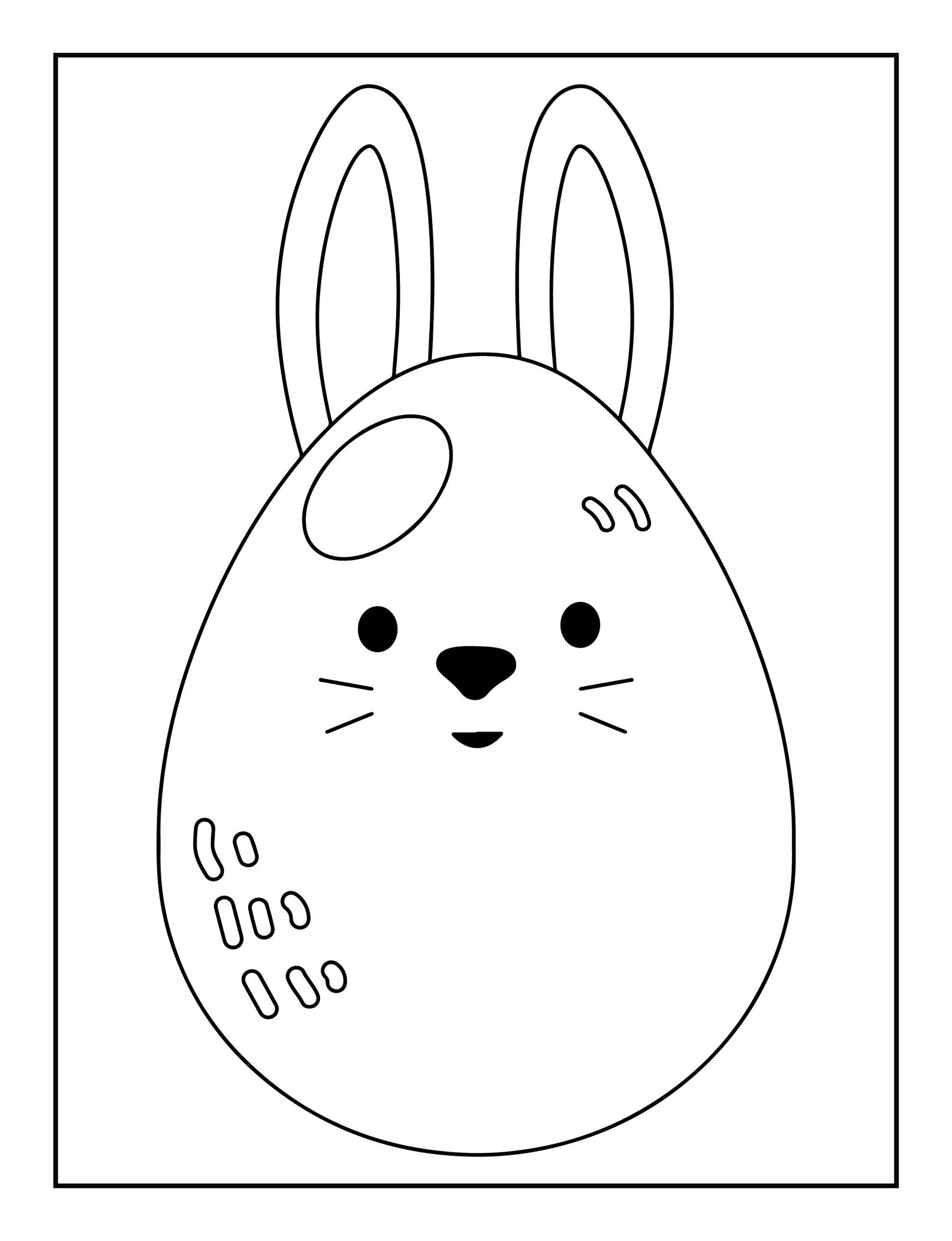 30 Easter Egg Coloring Pages! - Easter Egg Animals and Designs Patterns ...