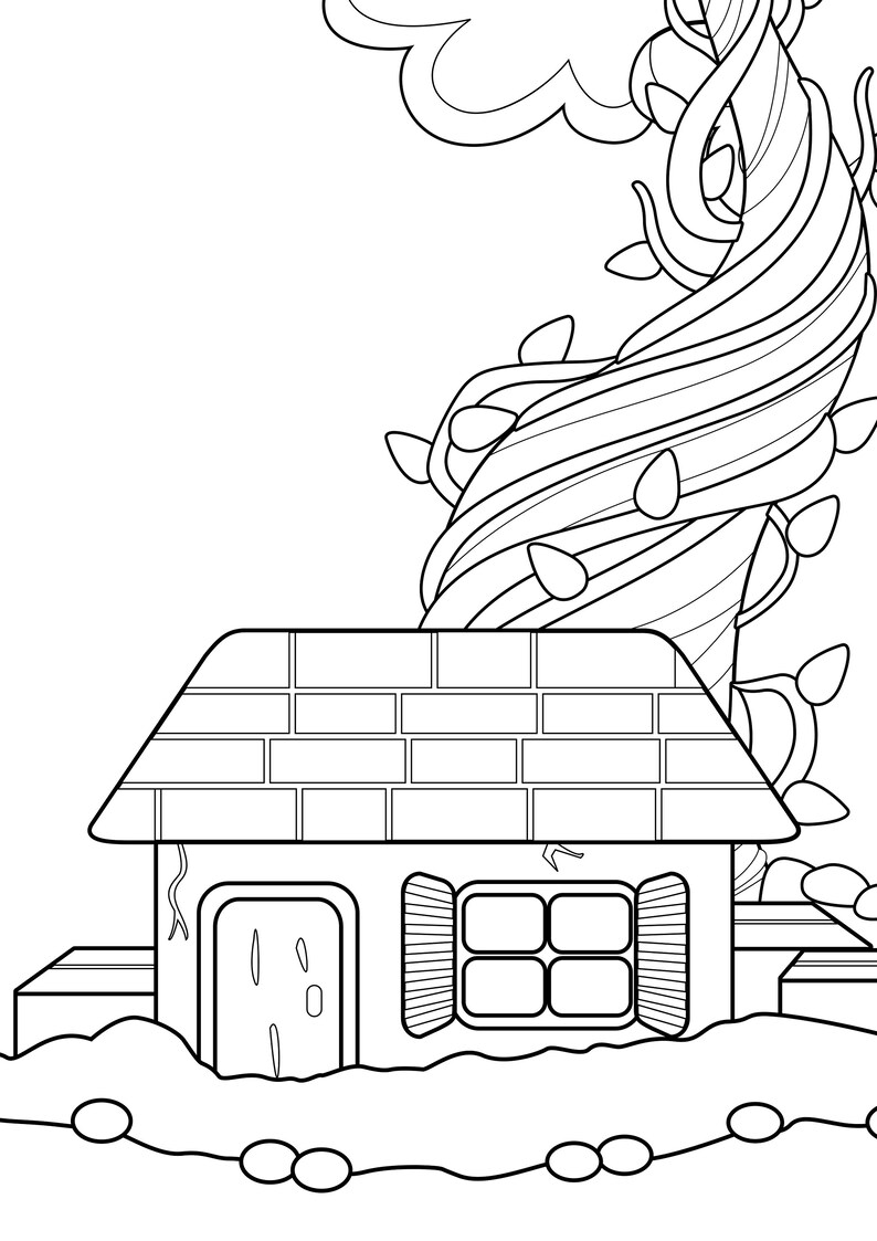 12 Jack and the Beanstalk Coloring Pages! - Jack and the Beanstalk ...
