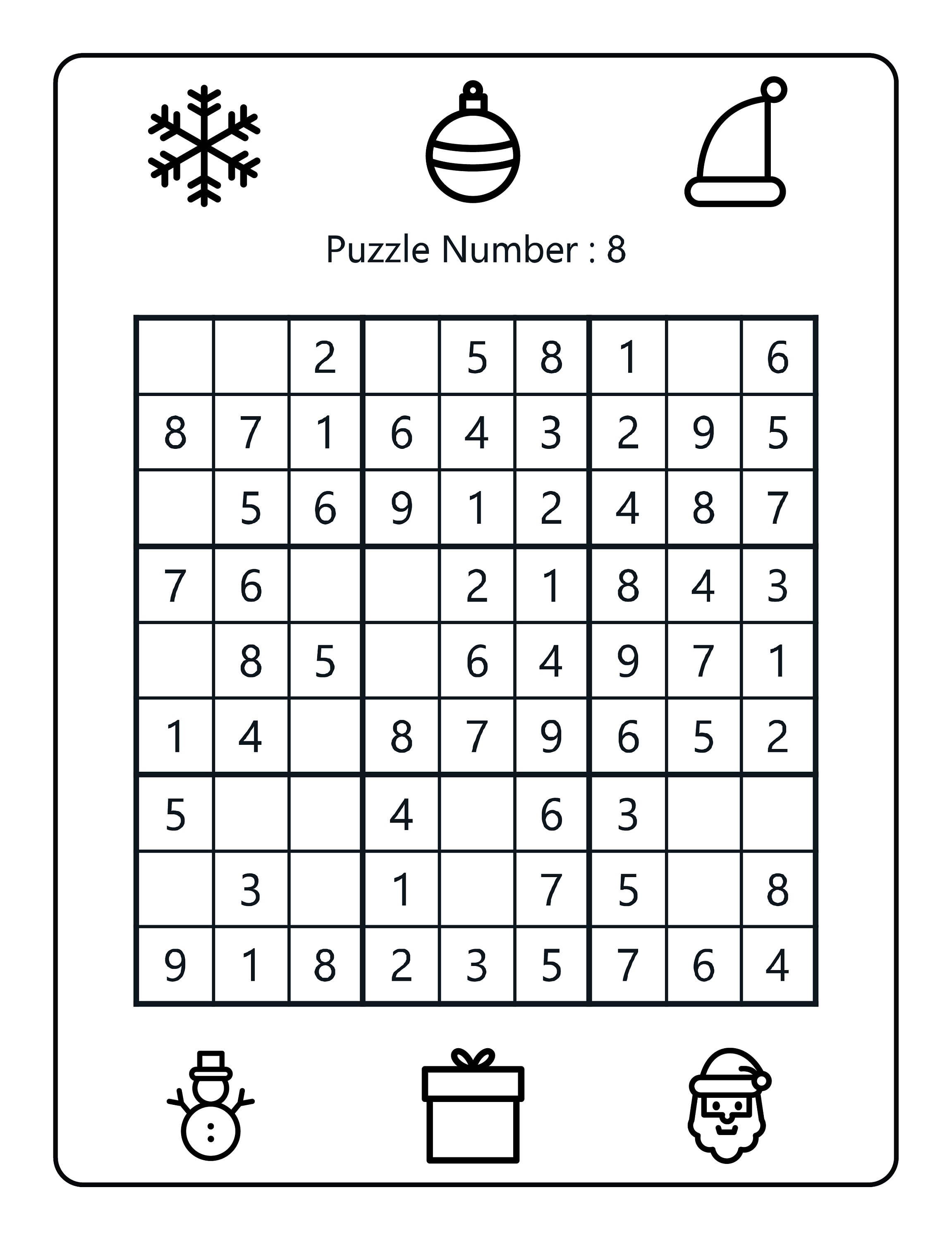 40 Page Christmas Coloring and Activity Book - Maze - Sudoku - Connect ...