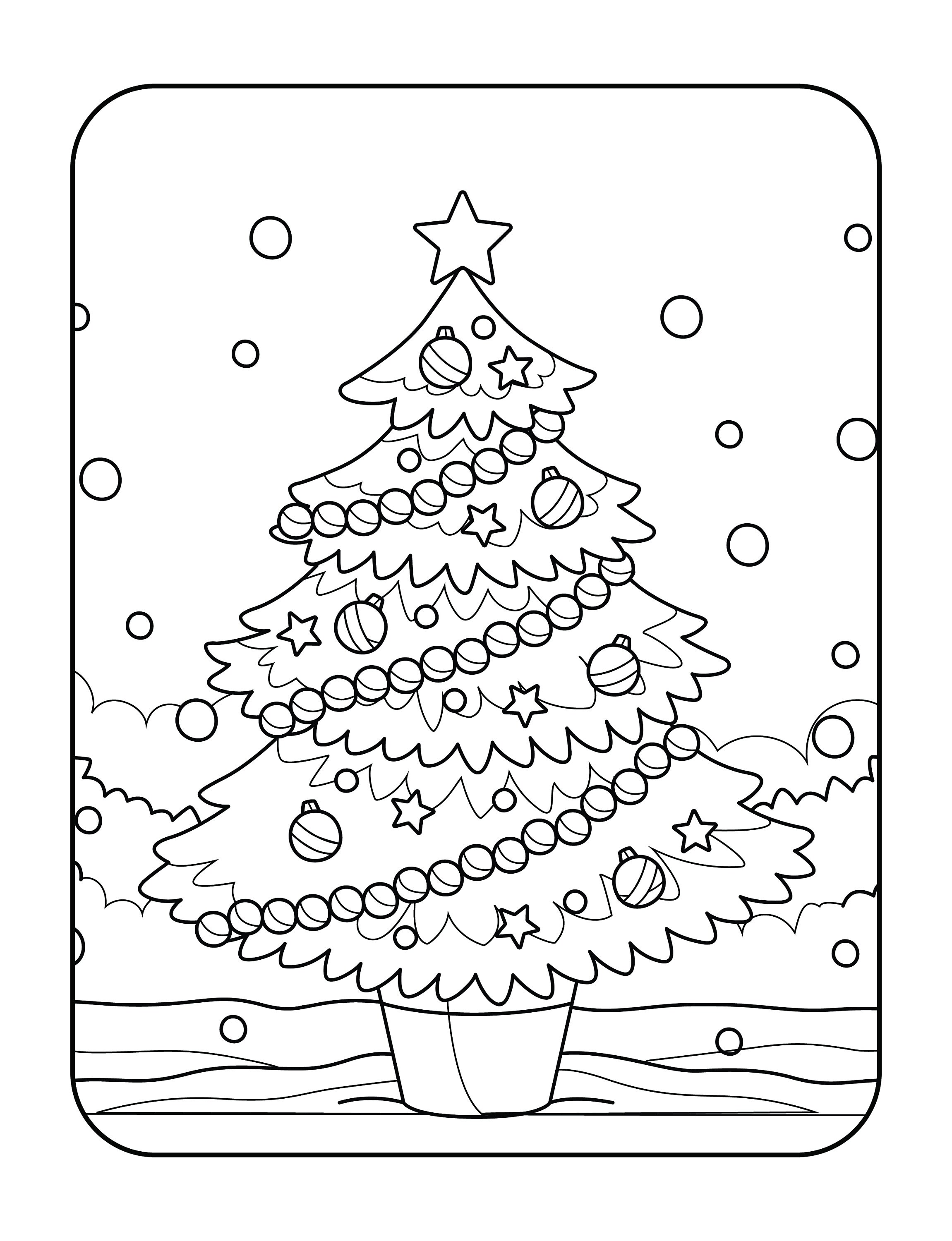 26 Page Christmas Printable Book - Christmas Coloring Pages - Digital ...