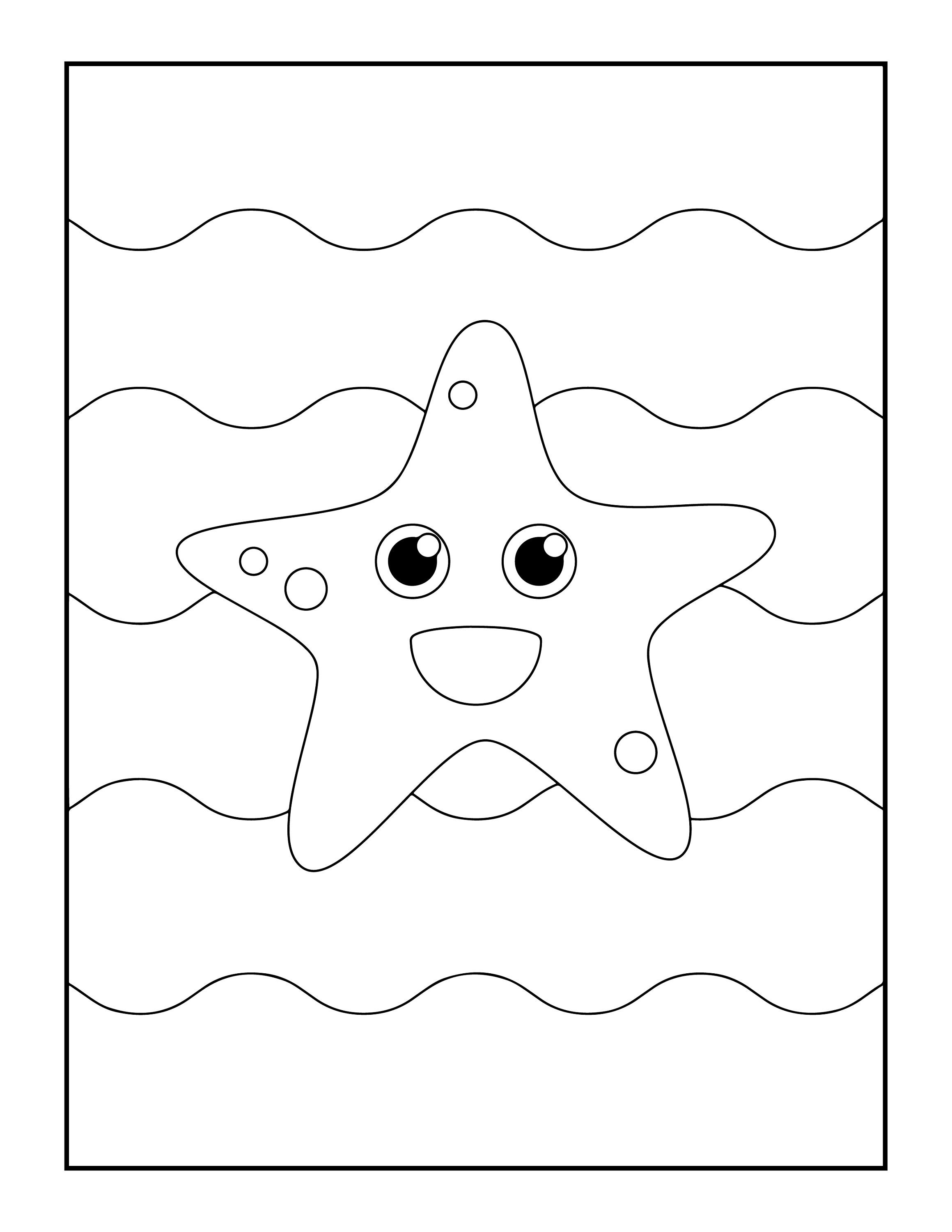 18 Ocean Animals Fish Coloring Pages! - Fish Octopus Crab Turtle ...