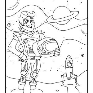 25 Space Coloring Pages! Planet Printable Book - Kids Coloring Pages ...
