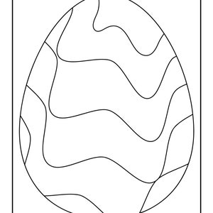 30 Easter Egg Coloring Pages! - Easter Egg Animals and Designs Patterns ...