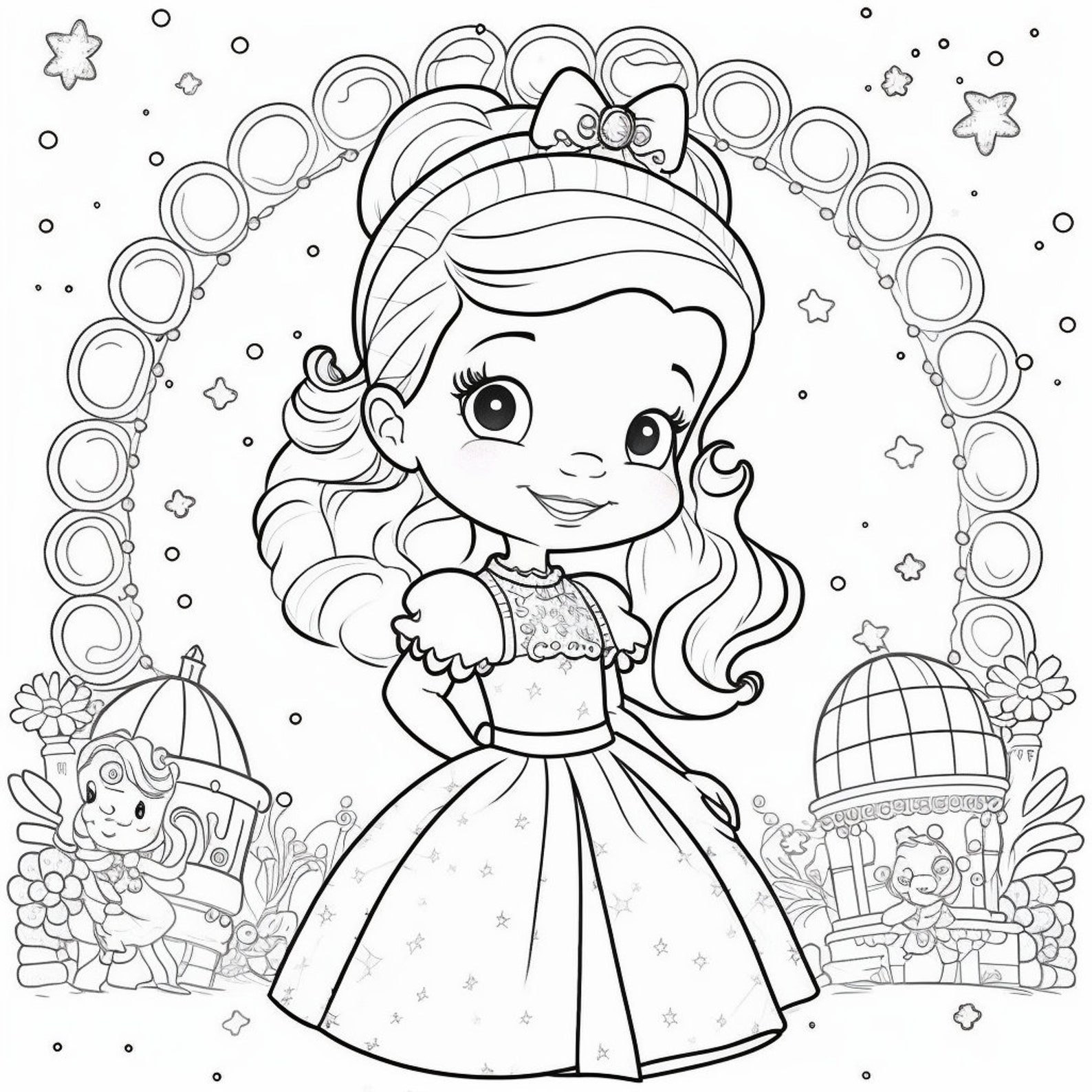 Book1 - 25 Cute Princesses Coloring Pages! - Printable Coloring for ...