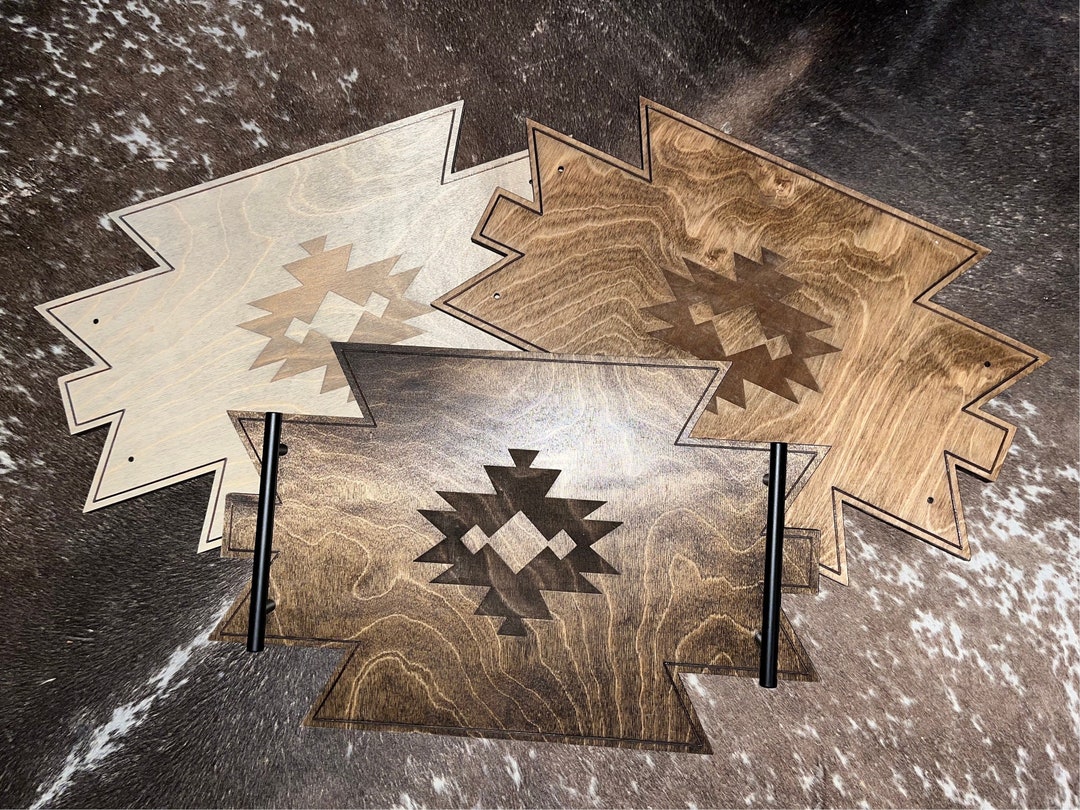 Aztec Serving Tray Western Serving Tray Cowboy Decor Western Tray ...