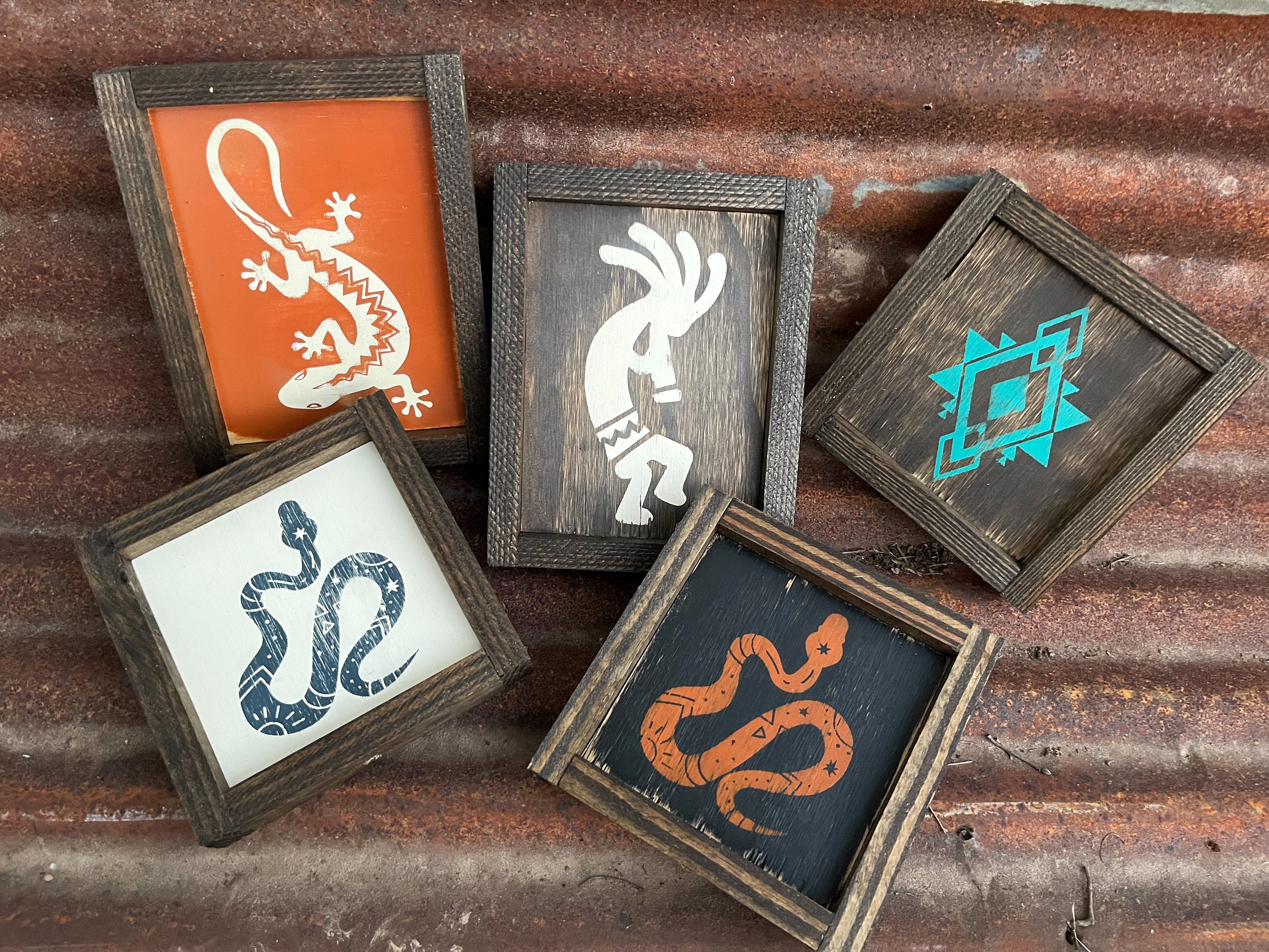 Southwestern Signs | Aztec | Kokopelli | Snake | Lizard | Western Signs ...