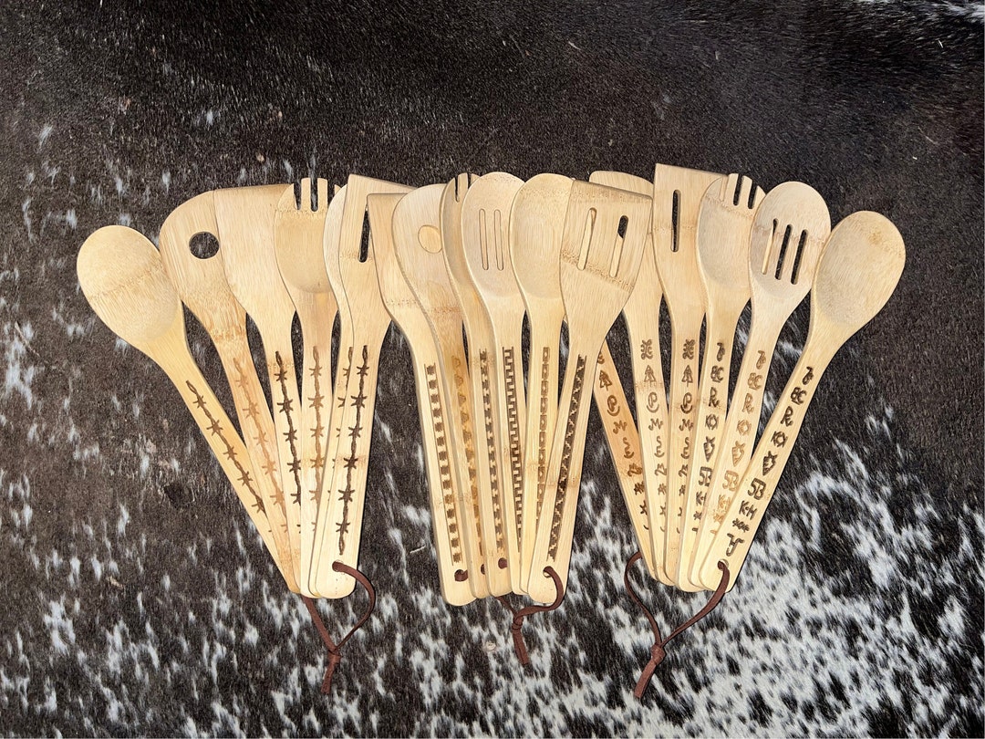 Western Wooden Spoons | Western Spoons | Aztec Spoons | Branded Spoons ...
