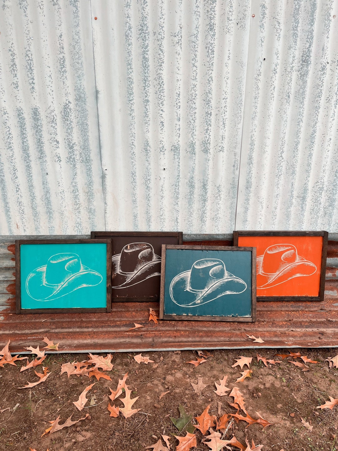 Cowboy Hat Sign Cowboy Sign Western Sign Distressed Sign - Etsy