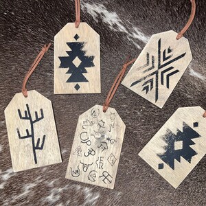 Western Christmas Ornaments | Cow Tag Ornaments | Gift Tag Ornaments ...