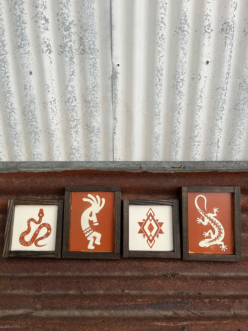 Southwestern Signs | Aztec | Kokopelli | Snake | Lizard | Western Signs ...