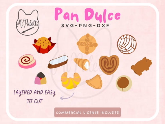 Pan Dulce Full Bundle Digital Download SVG PNG DXF for - Etsy