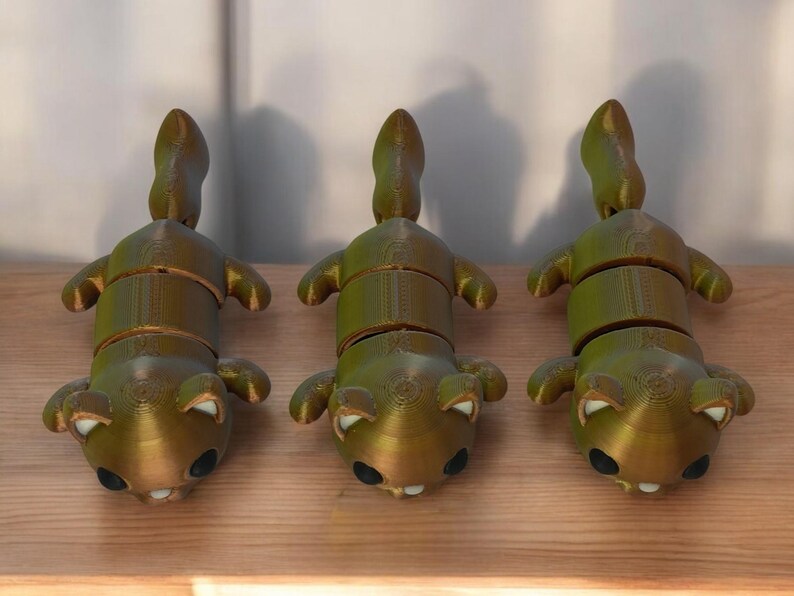 3D Printed Articulated Cat - Etsy