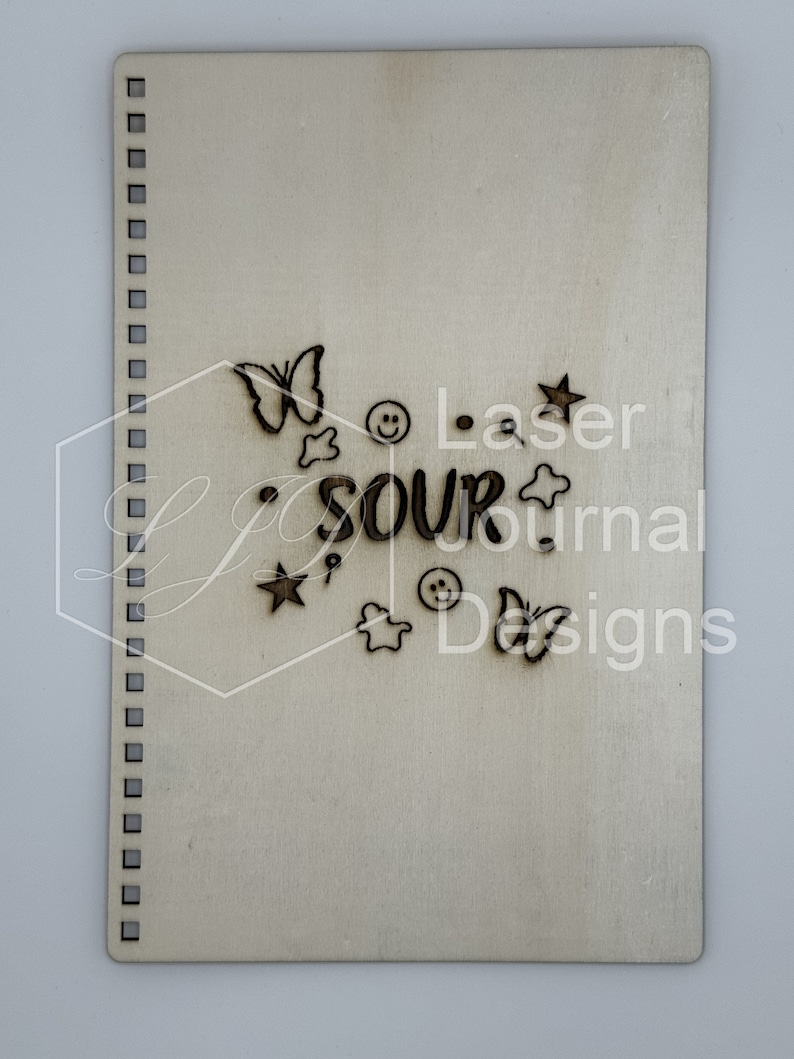Wood Cover Notebook Olivia Rodrigo SOUR Inspired Engraved 100 Pages - Etsy