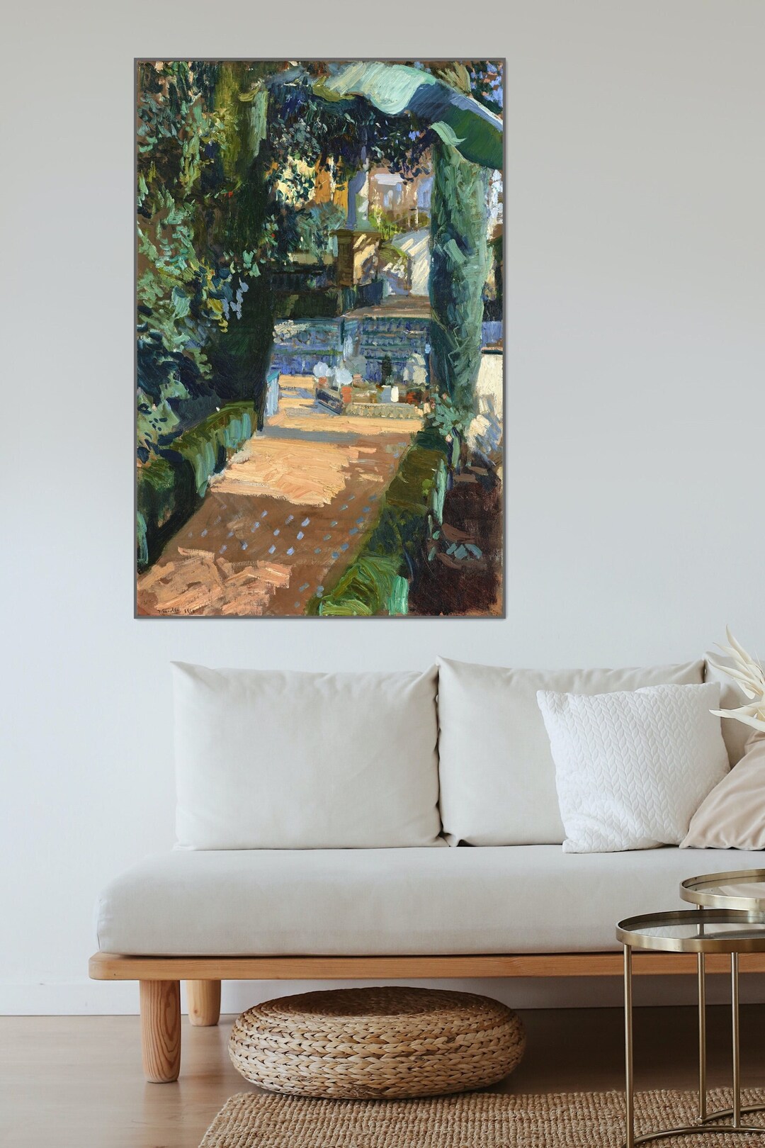 Joaquin Sorolla Y Bastida Art Print Court of Dances, Alcázar, Seville ...