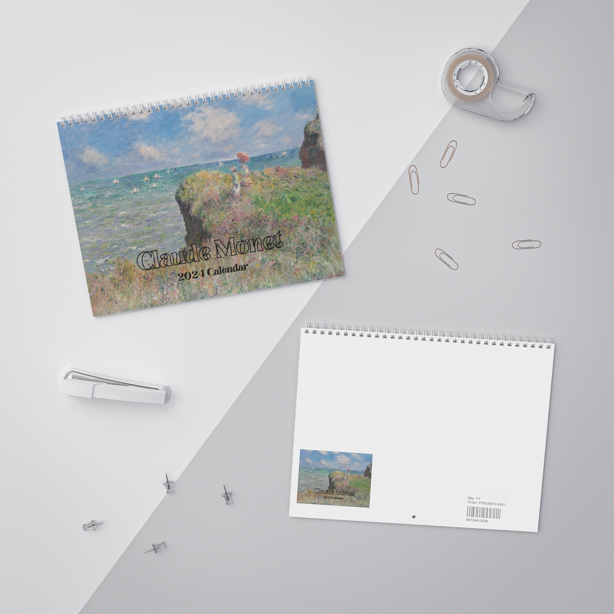 Claude Monet 2024 Calendar, Art Calendar, Vintage Art Print Calendar ...