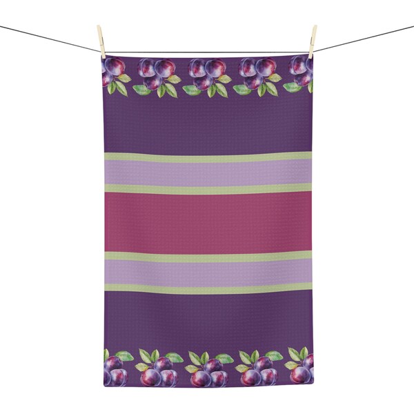 Purple Tea Towel - Etsy