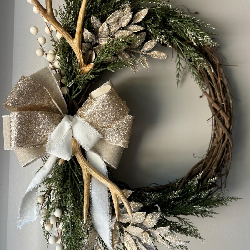 Antler Wreath - Etsy